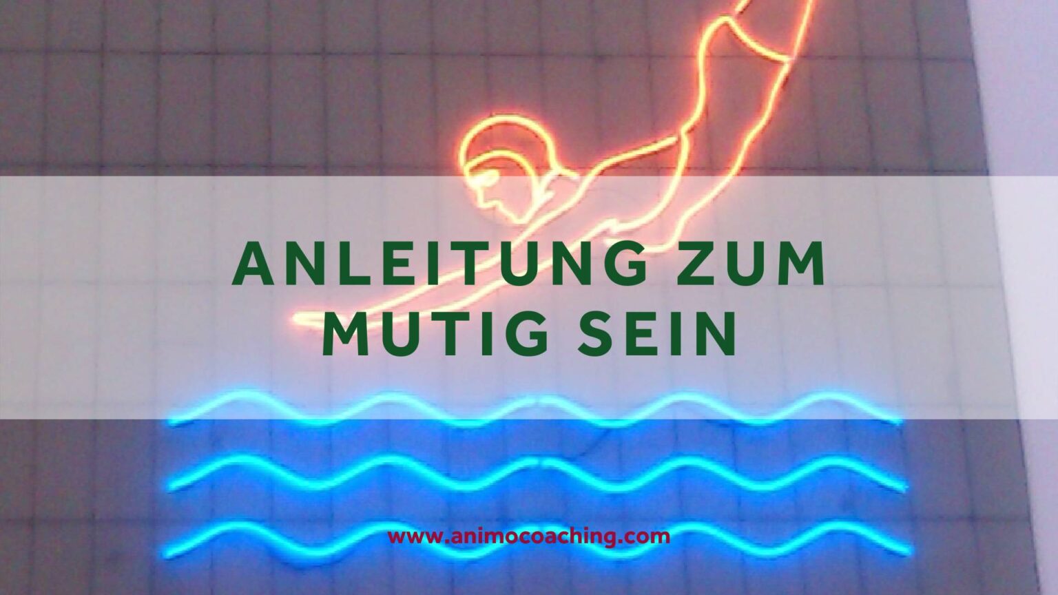 Anleitung zum Mutig-Sein | Animo Coaching